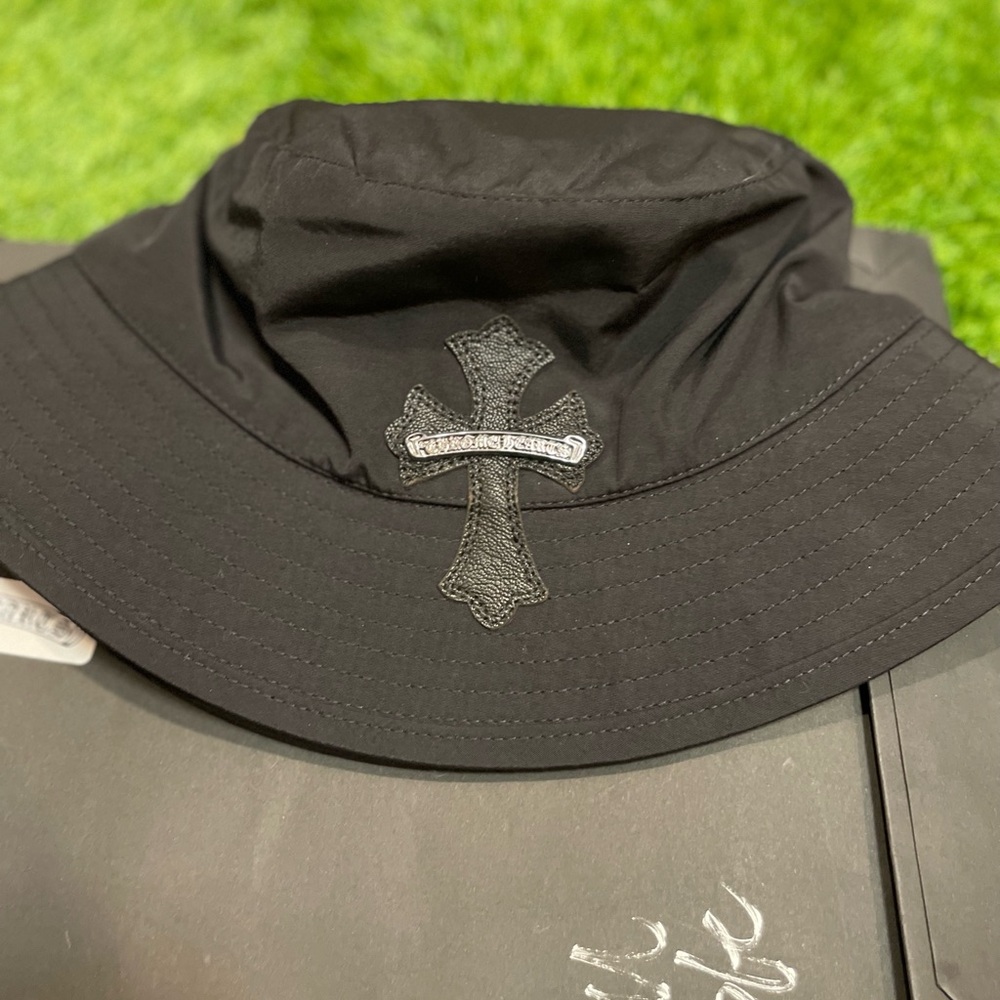 Chrome Hearts Black Chum Bucket Hat - Gem
